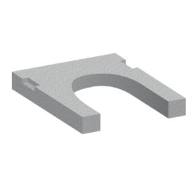 U Shape Concrete Gully Riser 585 x 650 x 65 | TG Builders Merchants